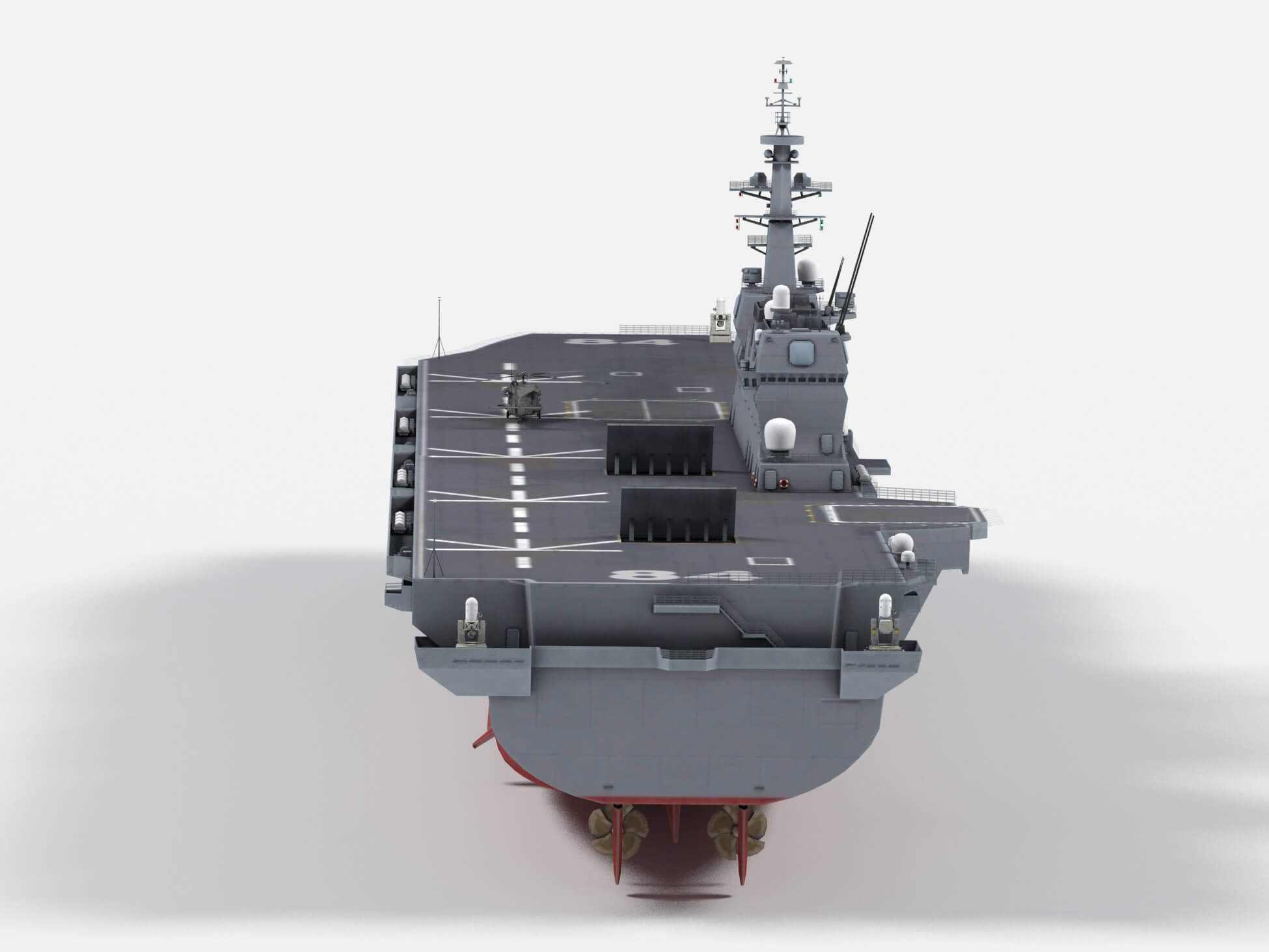 Izumo-Class Destroyer 3D Model by pxfpxd