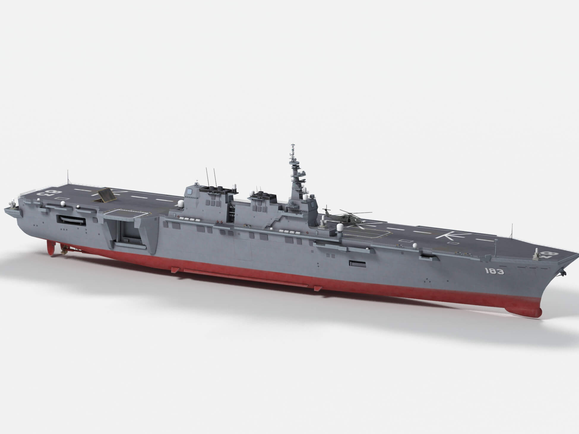 Izumo-Class Destroyer 3D Model by pxfpxd