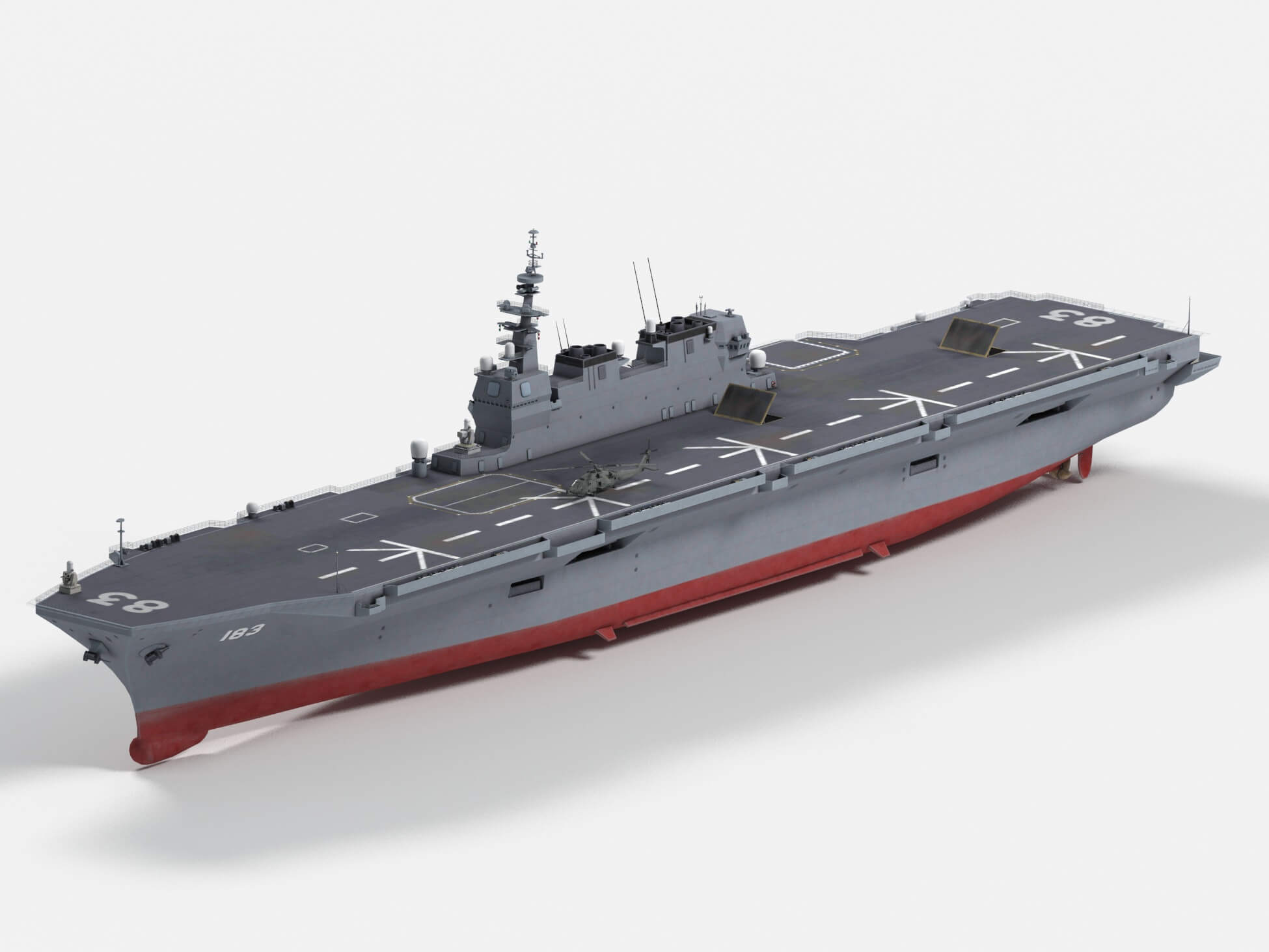 Izumo-Class Destroyer 3D Model by pxfpxd