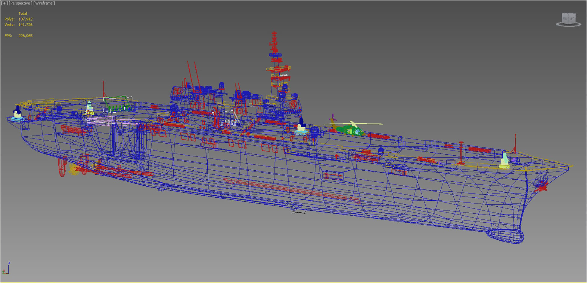 Izumo-Class Destroyer 3D Model by pxfpxd