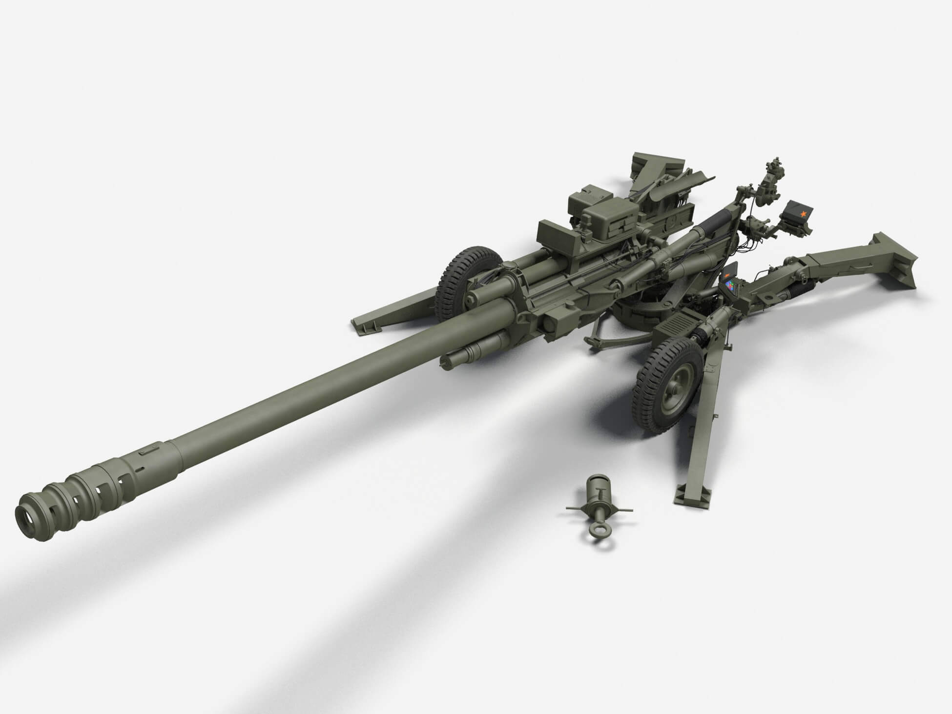Norinco AH-4 155mm Howitzer 3D Model by pxfpxd