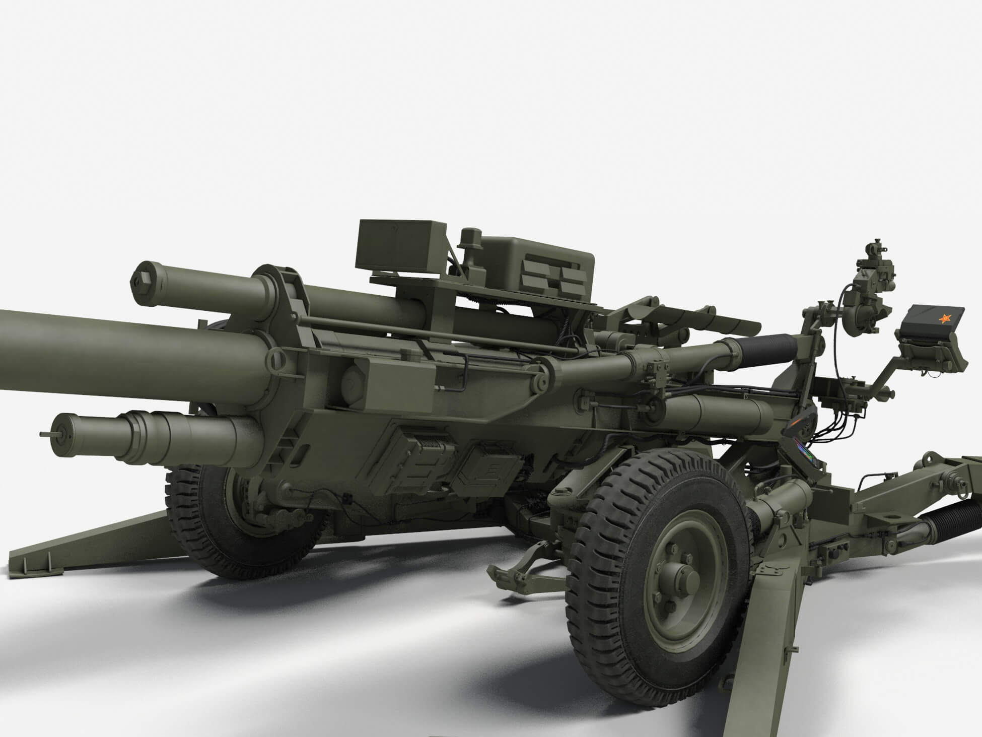 Norinco AH-4 155mm Howitzer 3D Model by pxfpxd