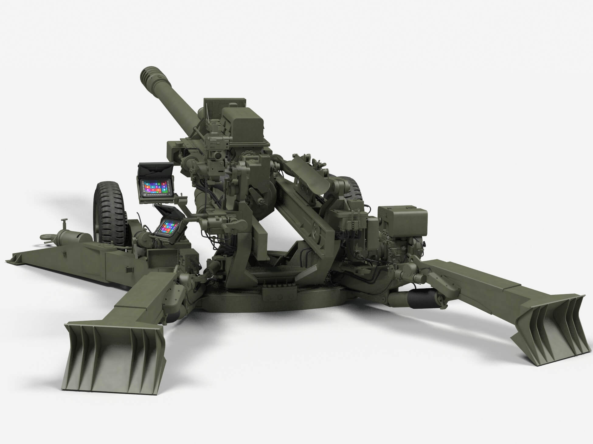 Norinco AH-4 155mm Howitzer 3D Model by pxfpxd