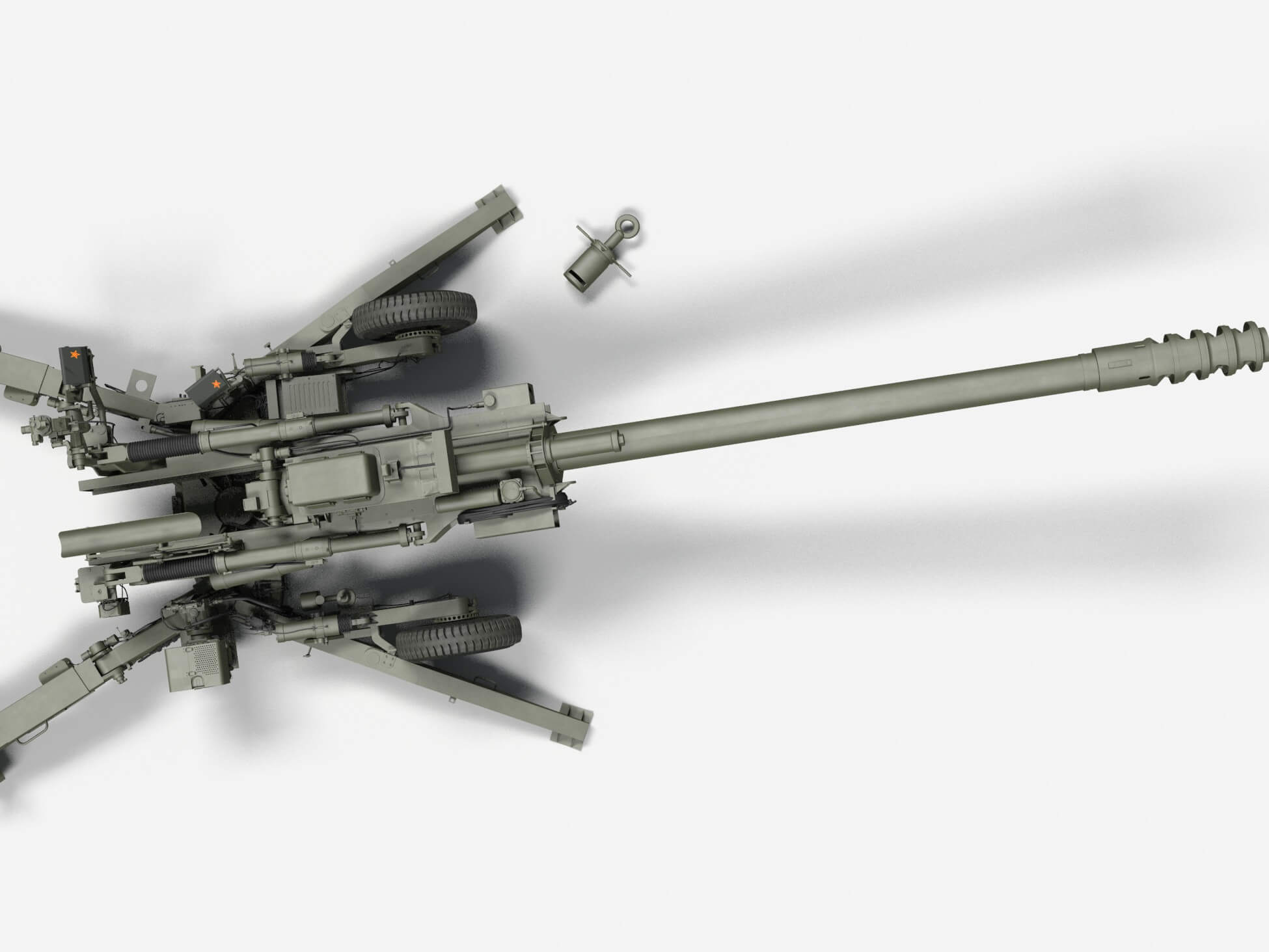 Norinco AH-4 155mm Howitzer 3D Model by pxfpxd