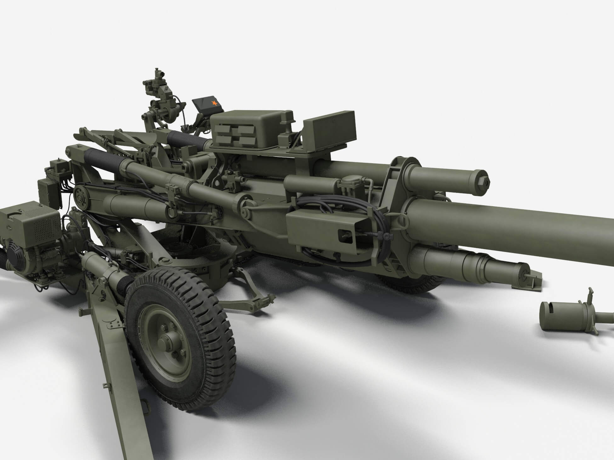 Norinco AH-4 155mm Howitzer 3D Model by pxfpxd
