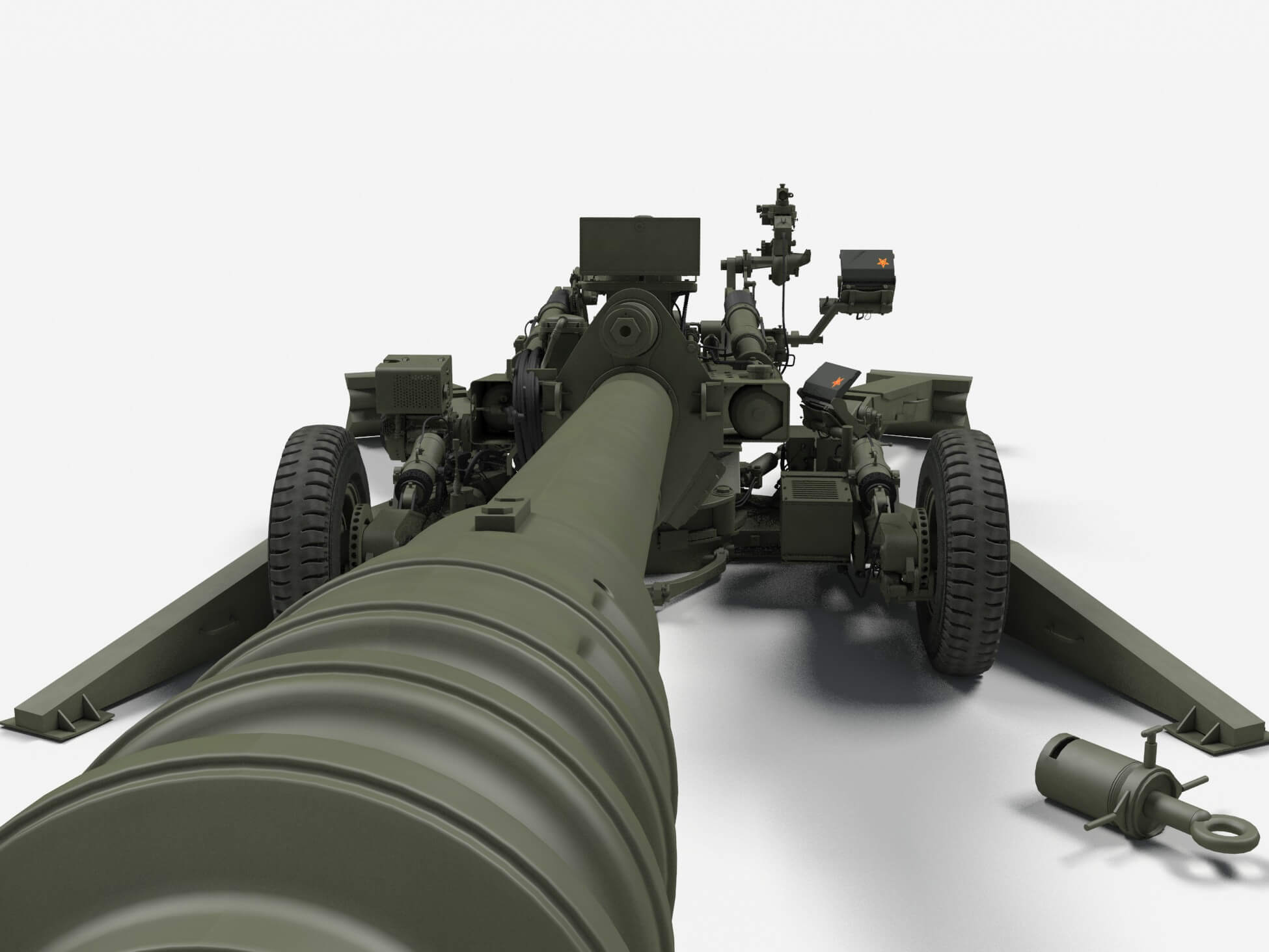 Norinco AH-4 155mm Howitzer 3D Model by pxfpxd