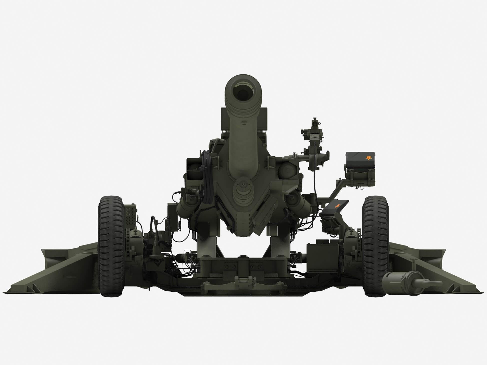 Norinco AH-4 155mm Howitzer 3D Model by pxfpxd