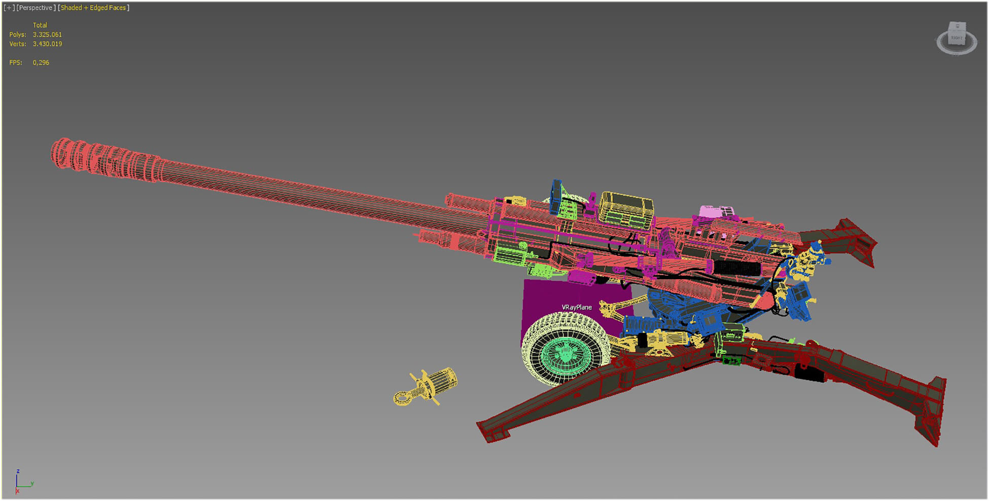 Norinco AH-4 155mm Howitzer 3D Model by pxfpxd