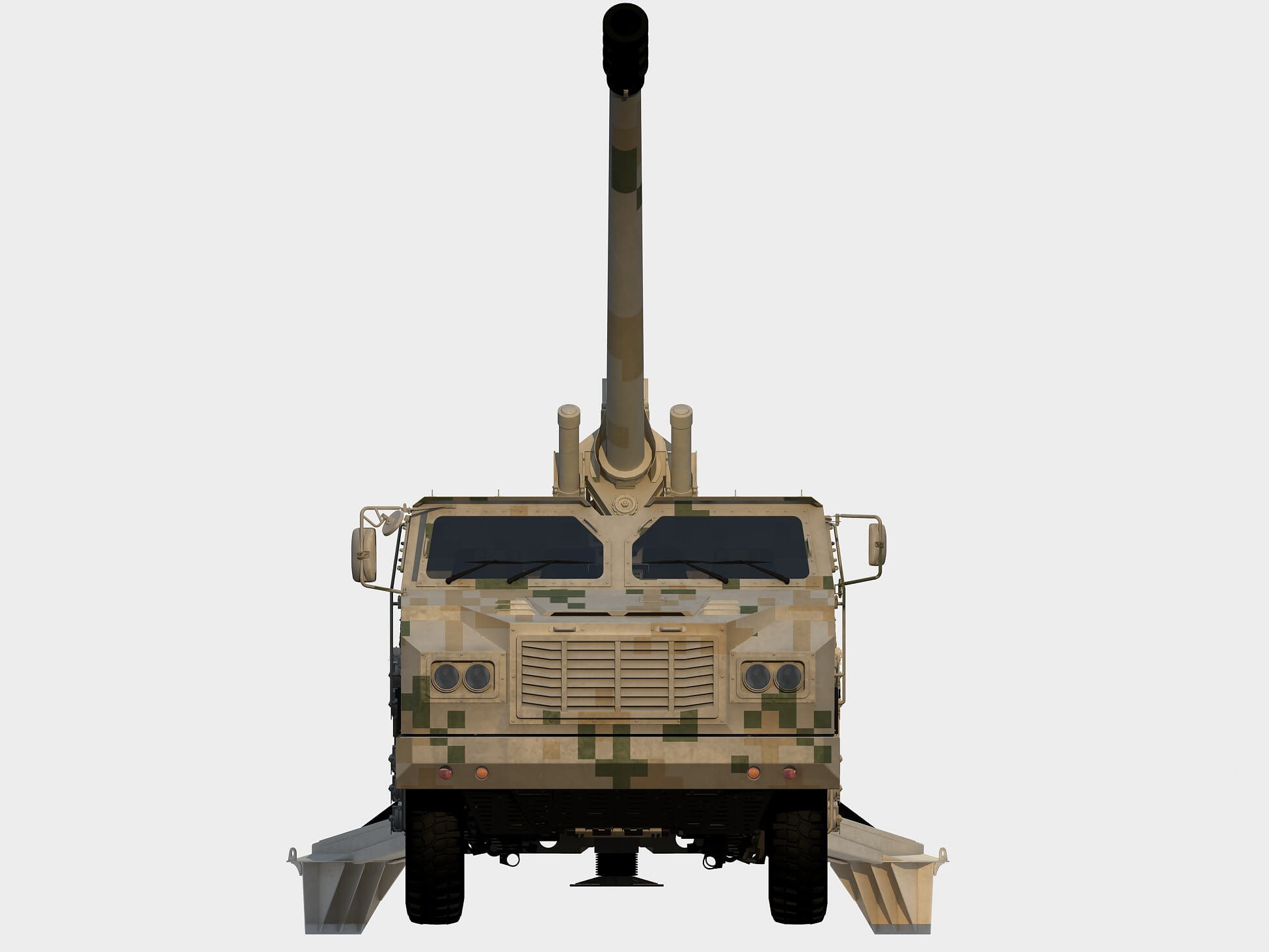 Norinco PCL-181 / SH-15 155mm SPH 3D Model by pxfpxd