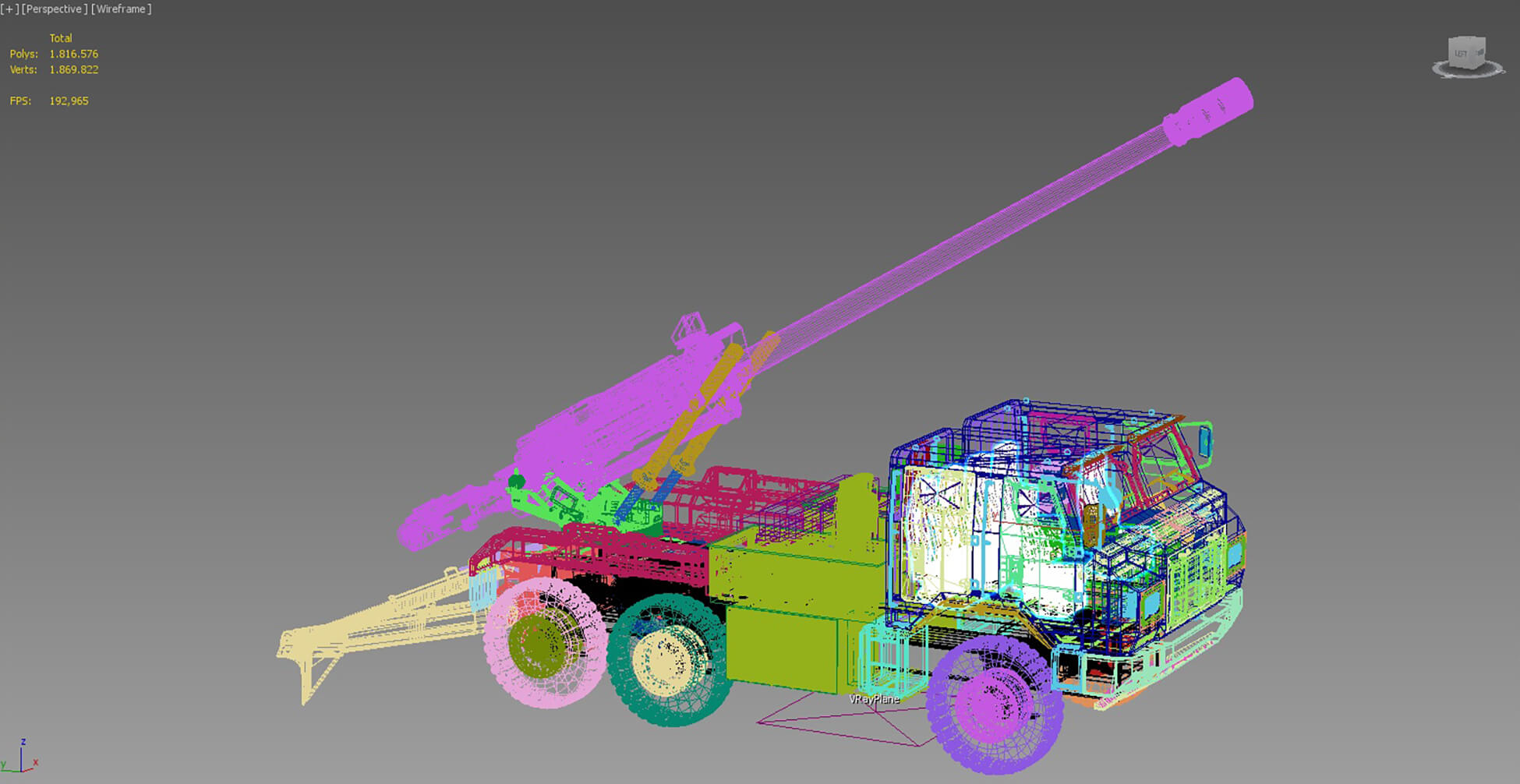 Norinco PCL-181 / SH-15 155mm SPH 3D Model by pxfpxd