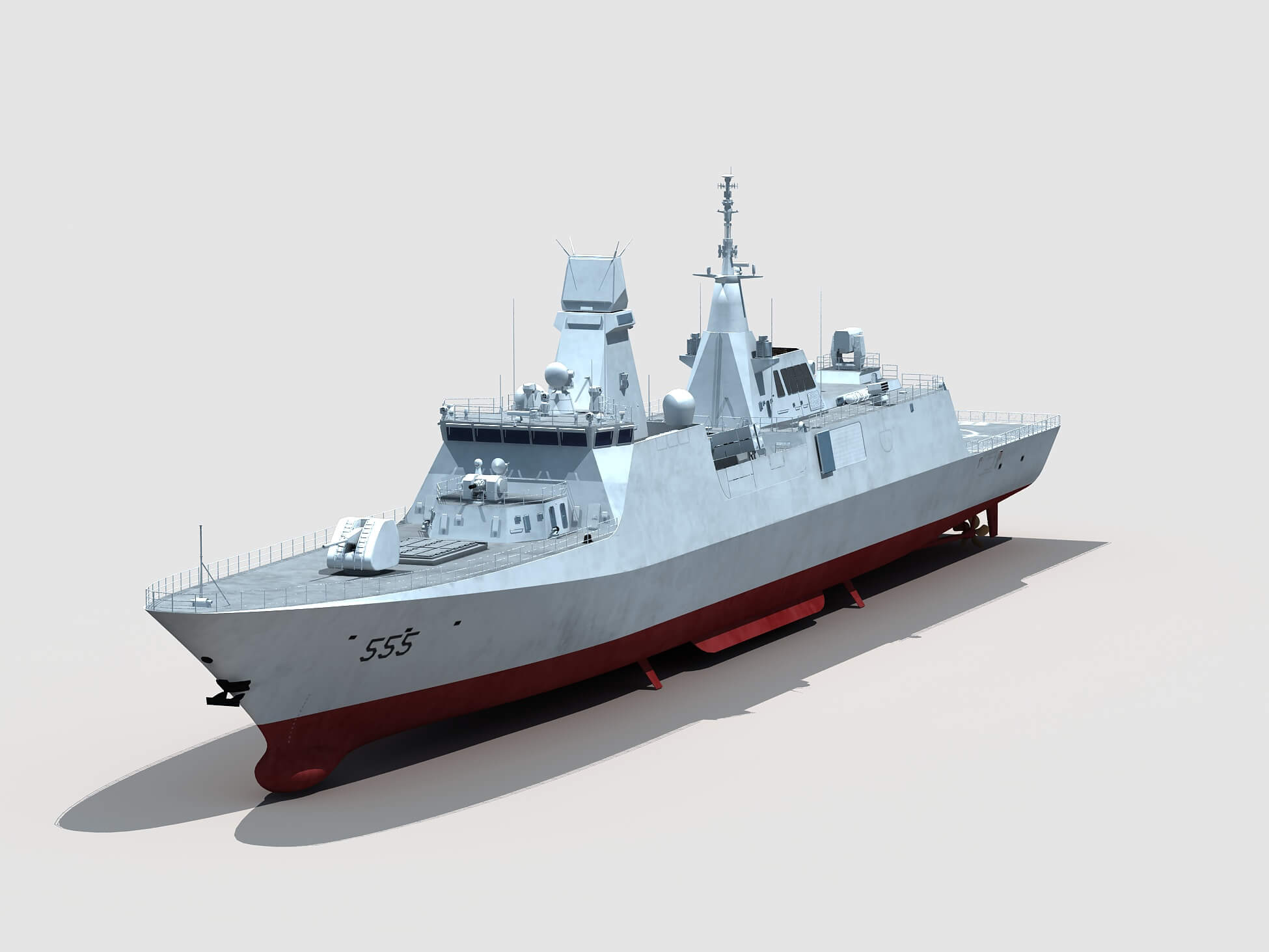 Quinzhou Type 054B Frigate - 3D Model by pxfpxd