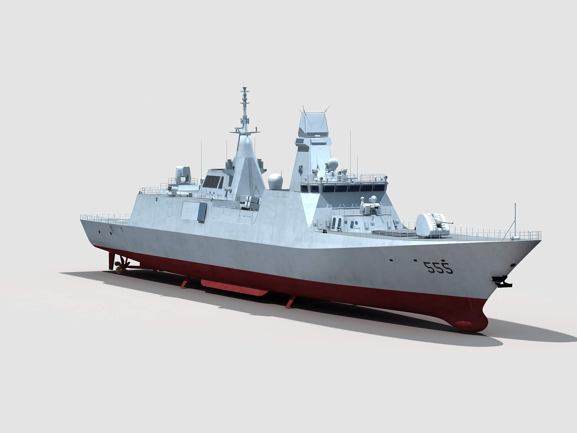 Quinzhou Type 054B Frigate - 3D Model by pxfpxd