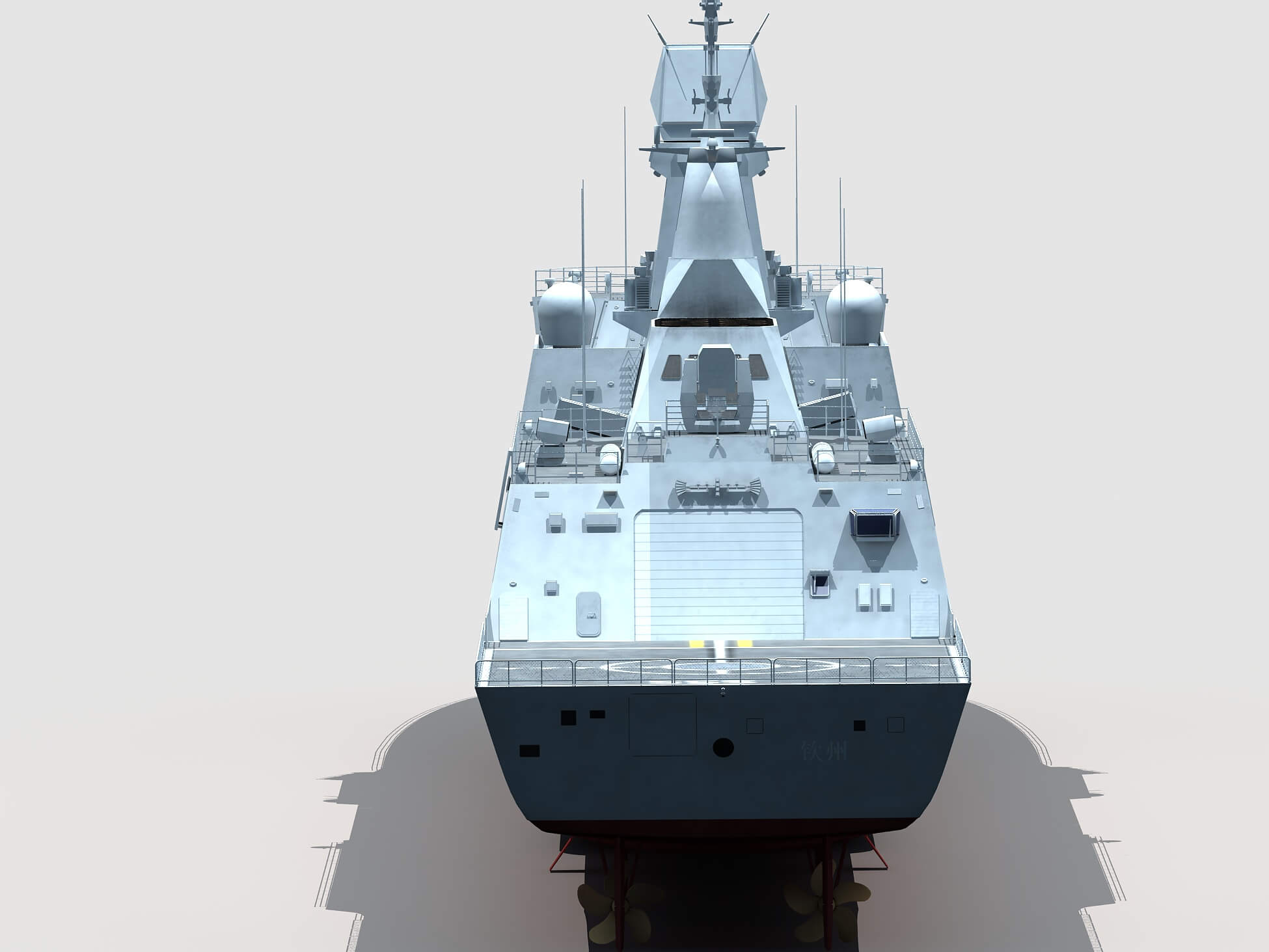Quinzhou Type 054B Frigate - 3D Model by pxfpxd
