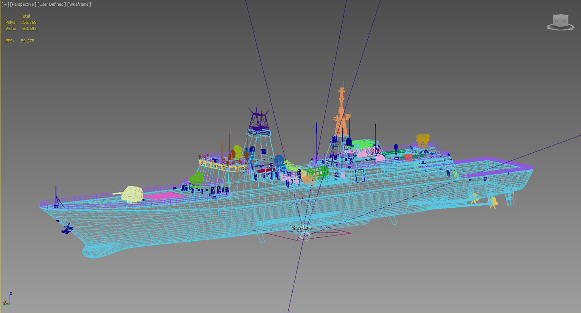 Quinzhou Type 054B Frigate - 3D Model by pxfpxd