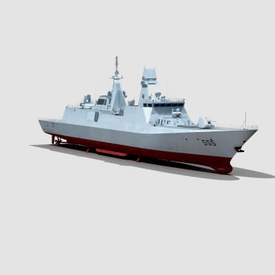 Type 054B Frigate Quinzhou T - 3D Model by pxfpxd
