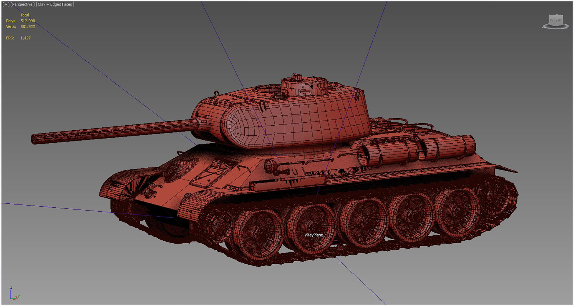 T-34/85 russian tank 3D Model by pxfpxd