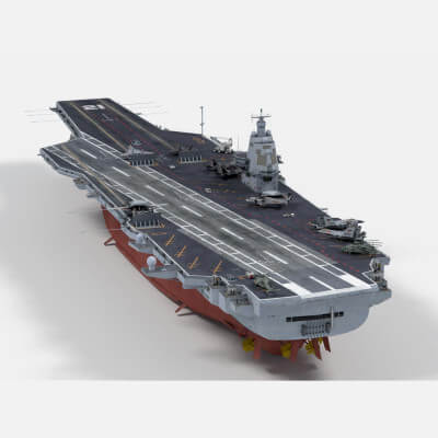 Ins Vikrant Carrier - 3D Model by pxfpxd
