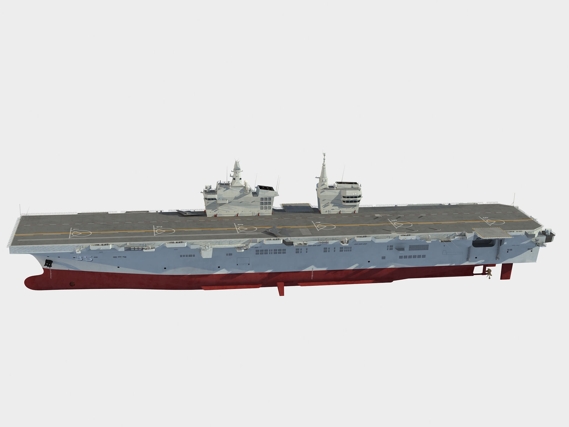 Type 076 Yulan class LHA - 3D Model by pxfpxd