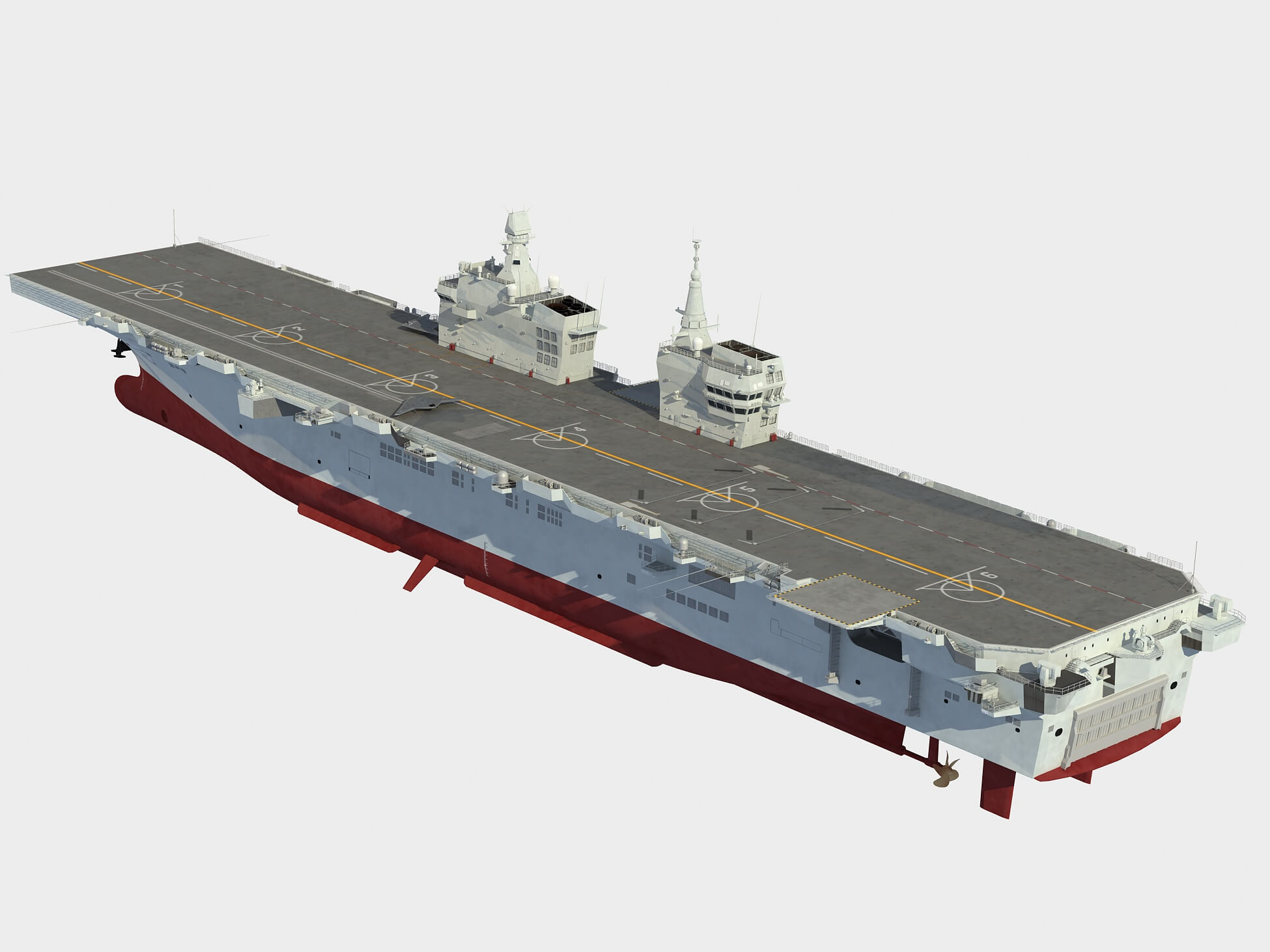 Type 076 Yulan class LHA - 3D Model by pxfpxd