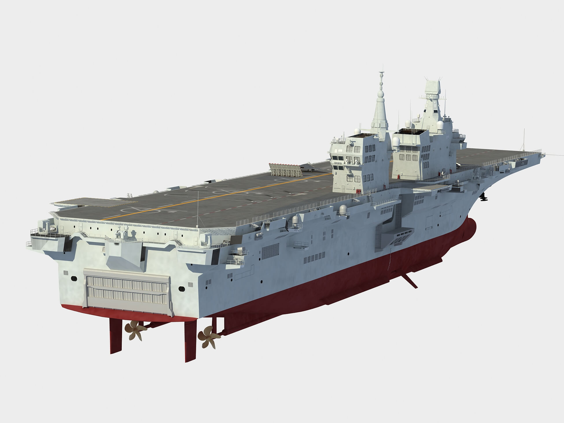 Type 076 Yulan class LHA - 3D Model by pxfpxd