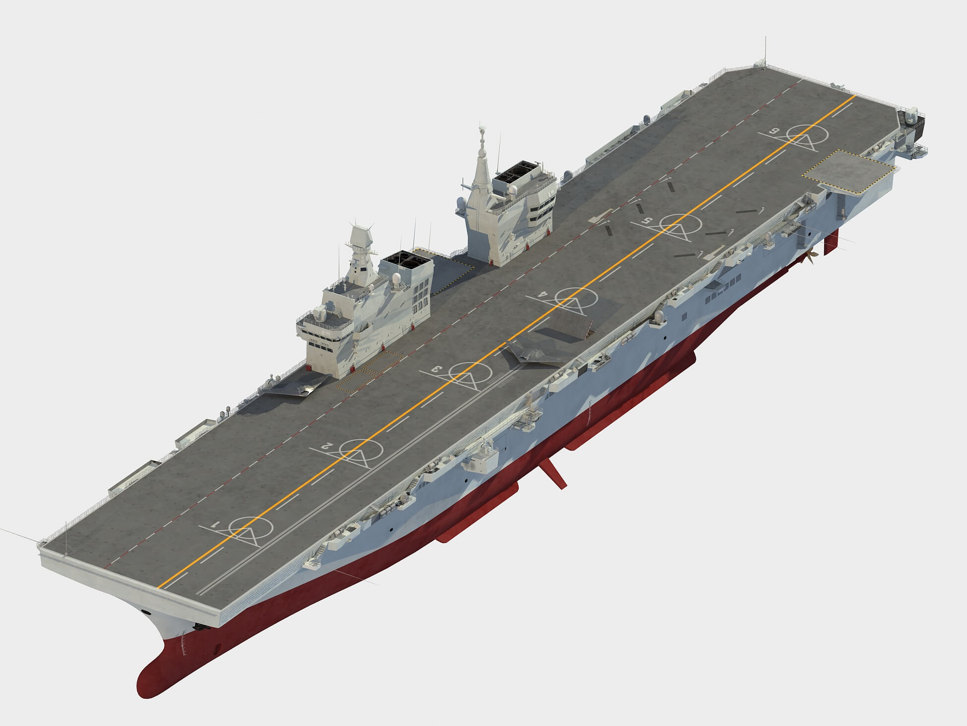 Type 076 Yulan class LHA - 3D Model by pxfpxd