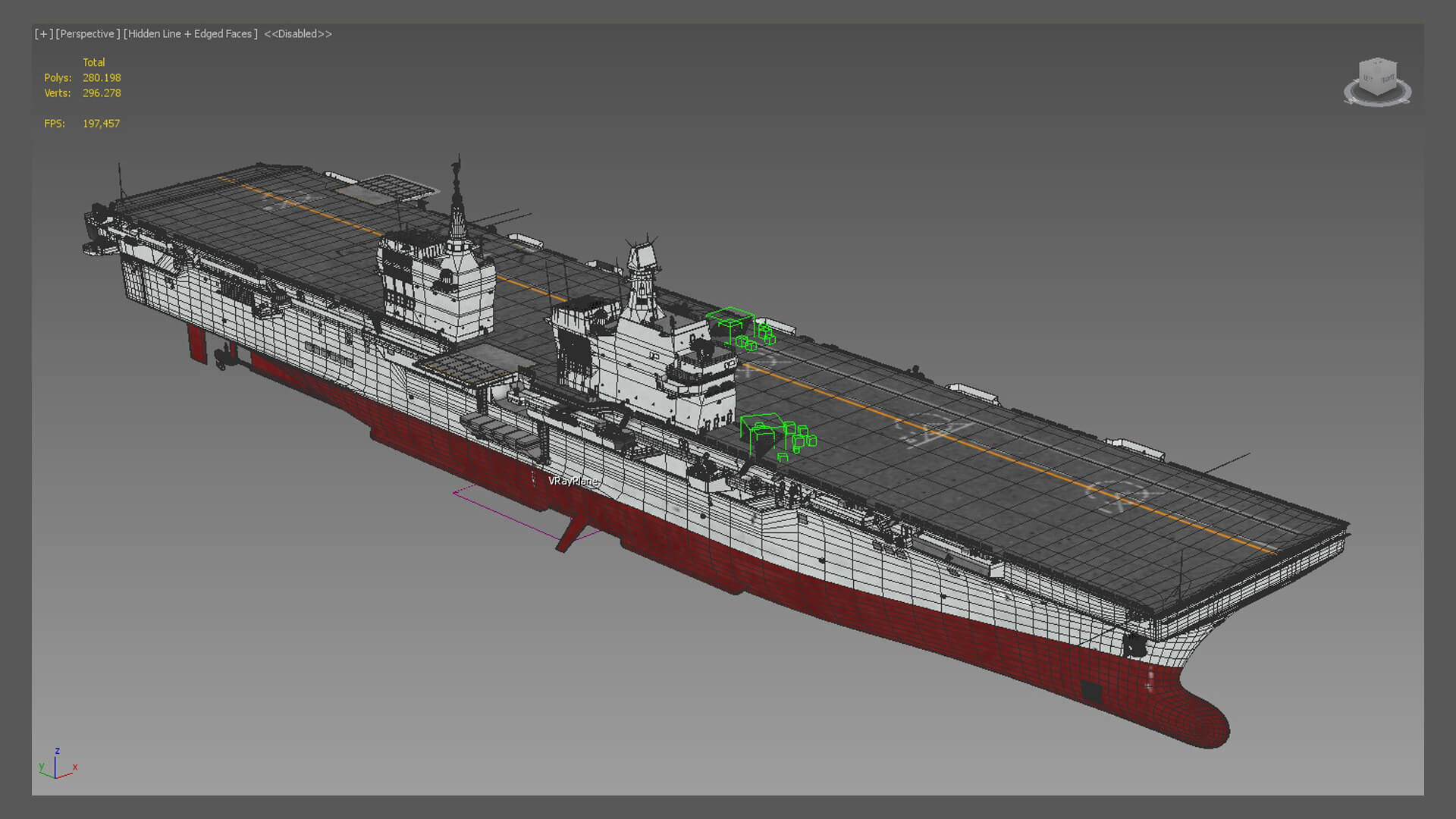 Type 076 Yulan class LHA - 3D Model by pxfpxd