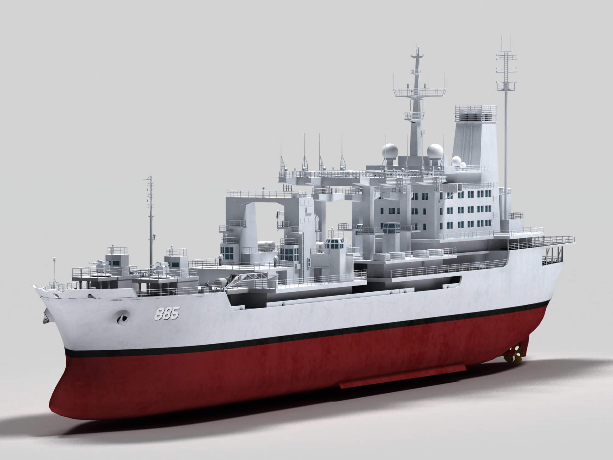 Type 908 Fusu Class - 3D Model by pxfpxd