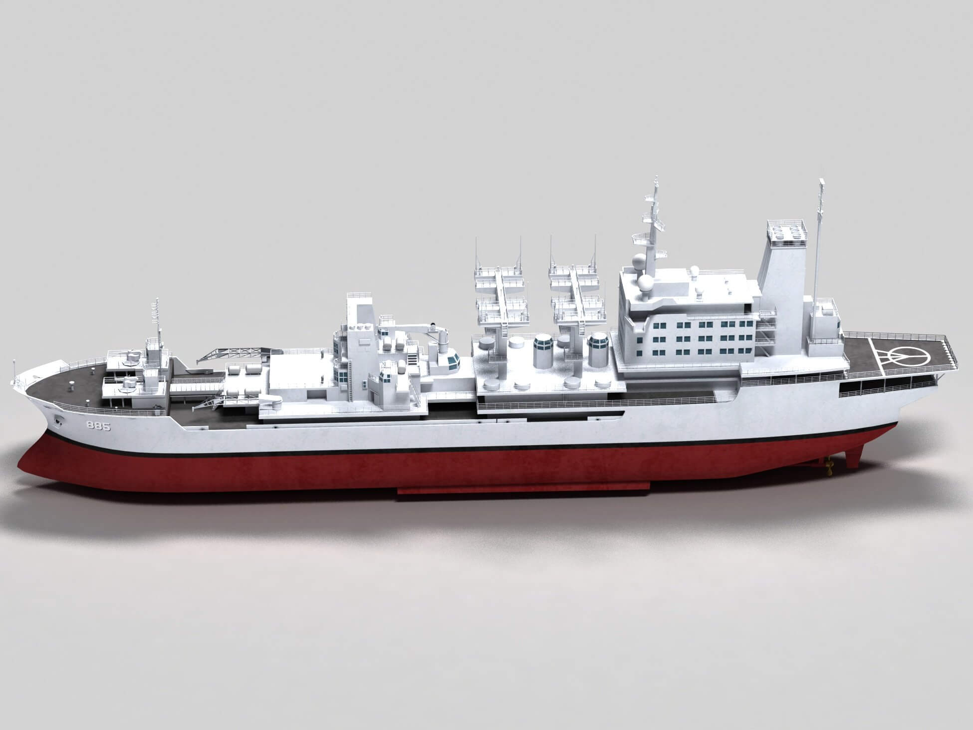 Type 908 Fusu Class - 3D Model by pxfpxd