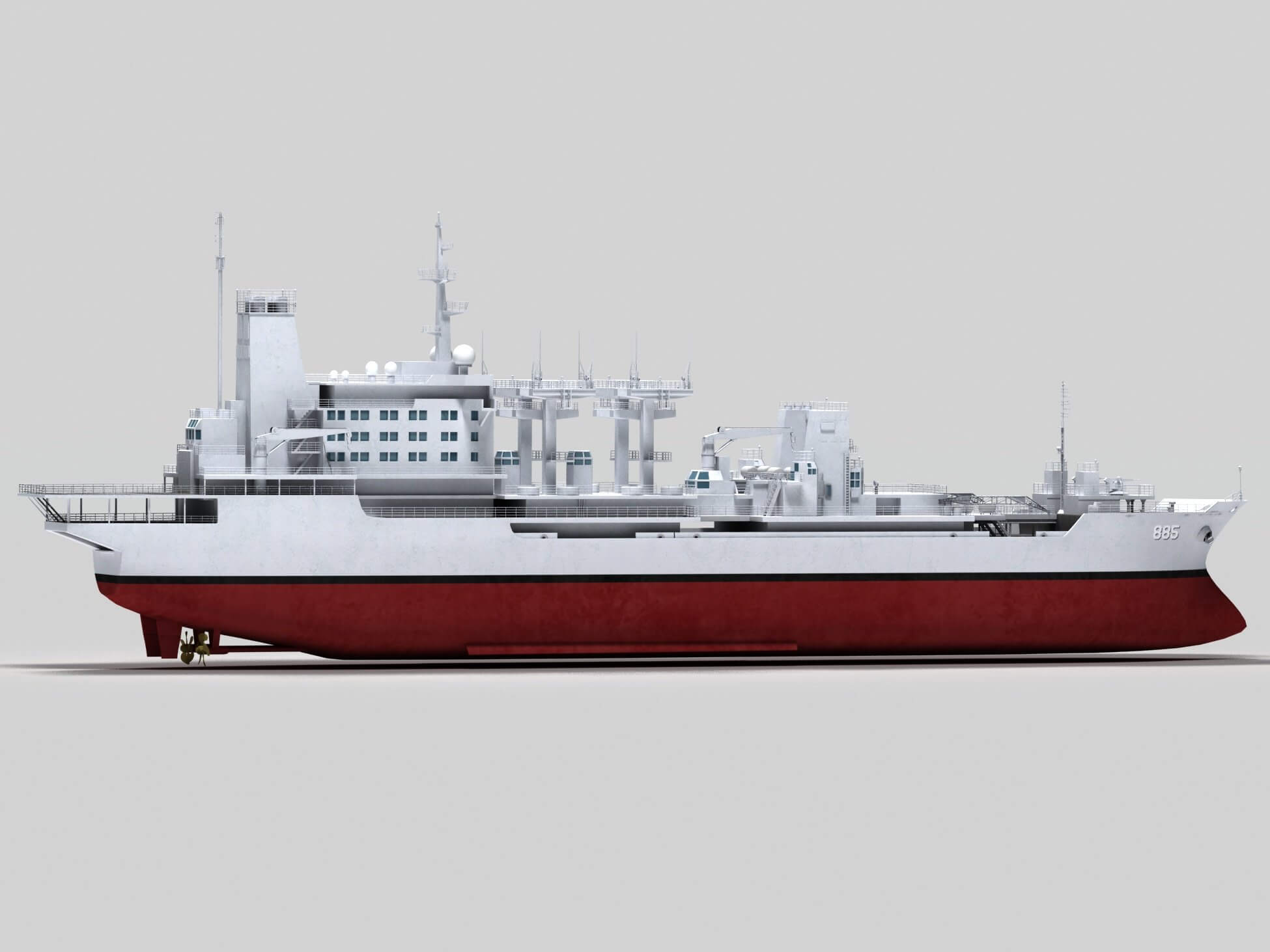 Type 908 Fusu Class - 3D Model by pxfpxd