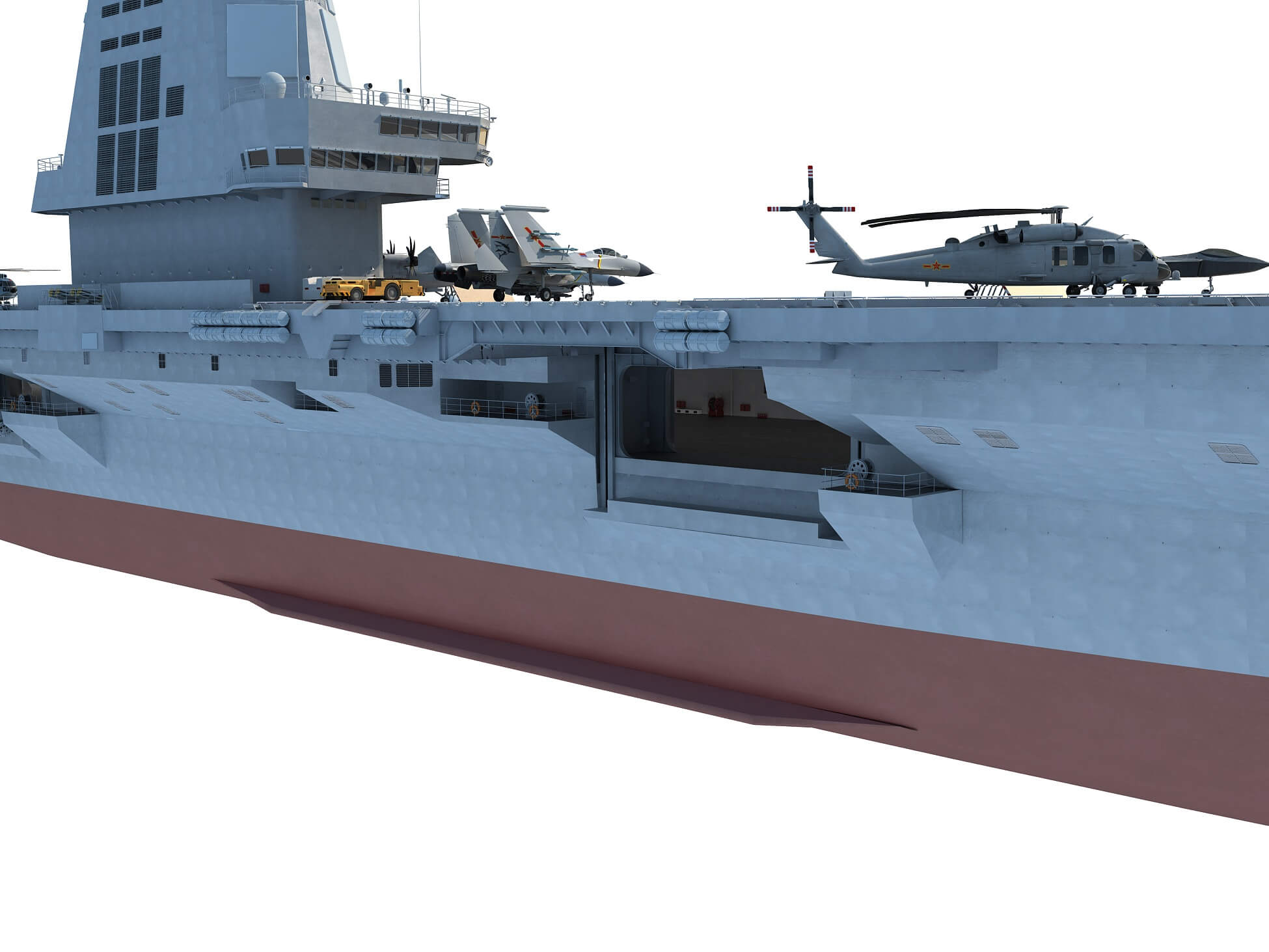 Type 003 Fujian Carrier - 3D Model by pxfpxd