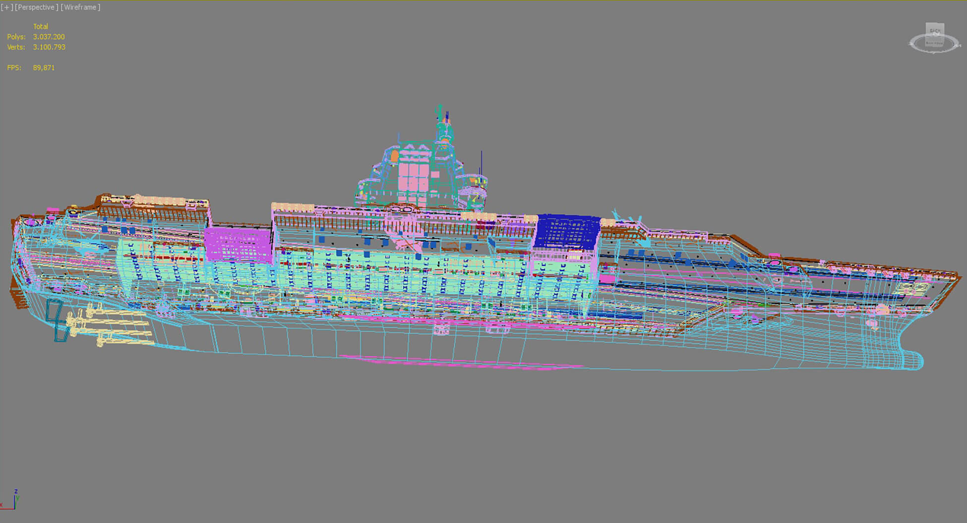 Type 003 Fujian Carrier - 3D Model by pxfpxd