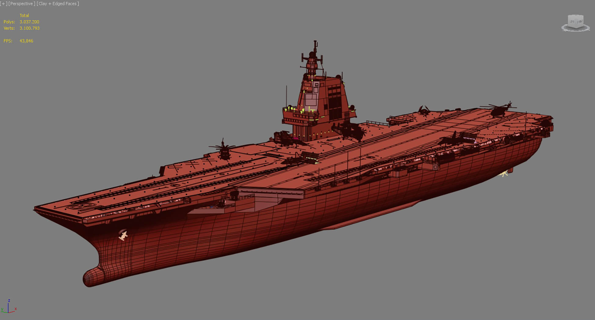 Type 003 Fujian Carrier - 3D Model by pxfpxd