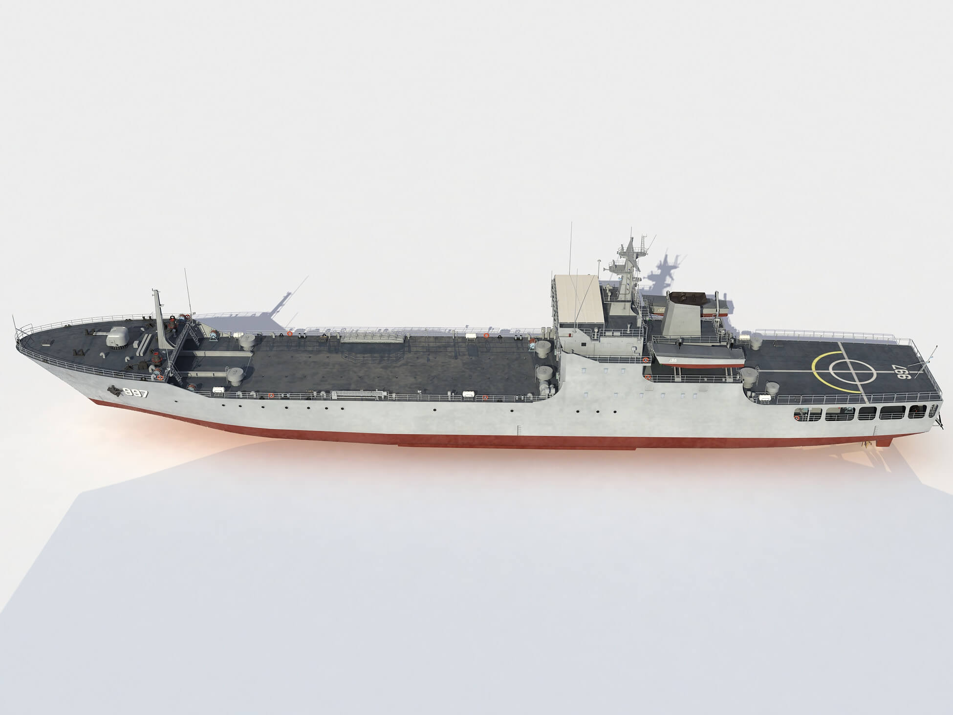 Yunwu Shan 997 Type 072 a Class - 3D Model by pxfpxd