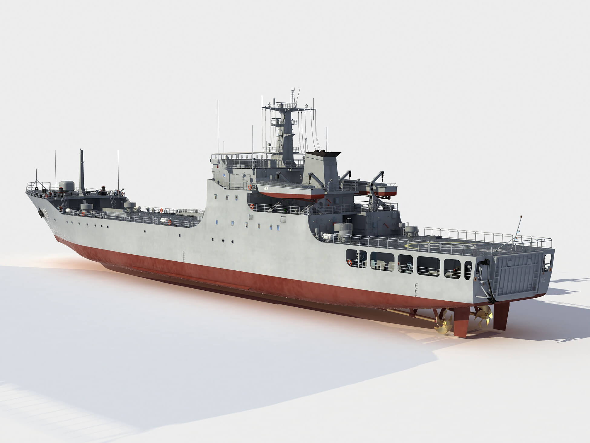 Yunwu Shan 997 Type 072 a Class - 3D Model by pxfpxd