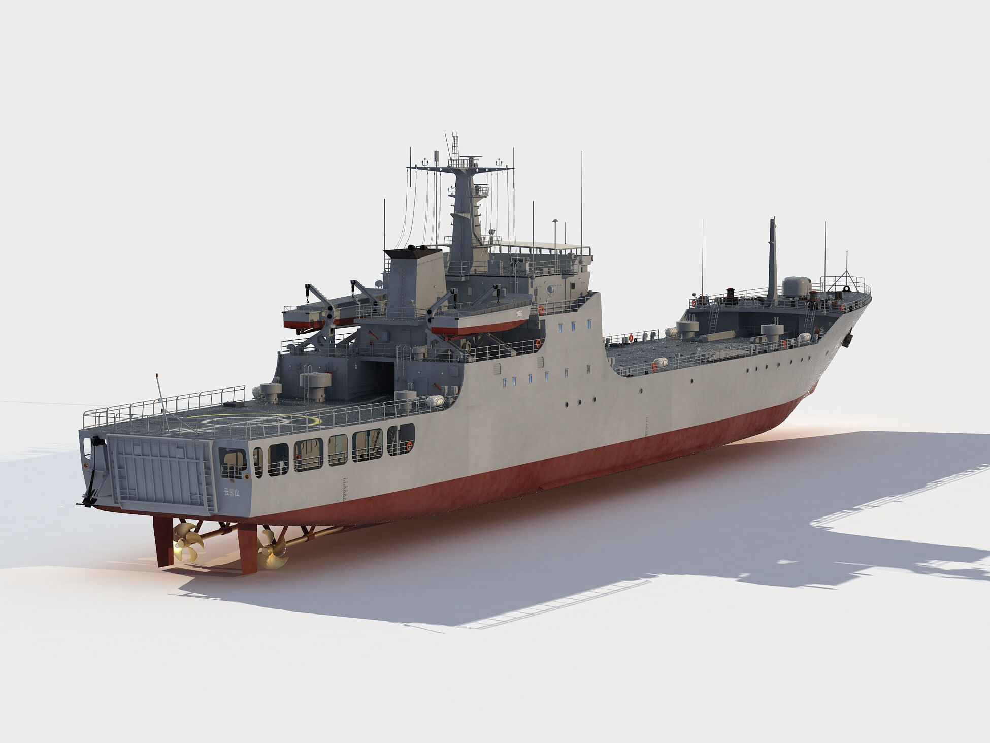 Yunwu Shan 997 Type 072 a Class - 3D Model by pxfpxd