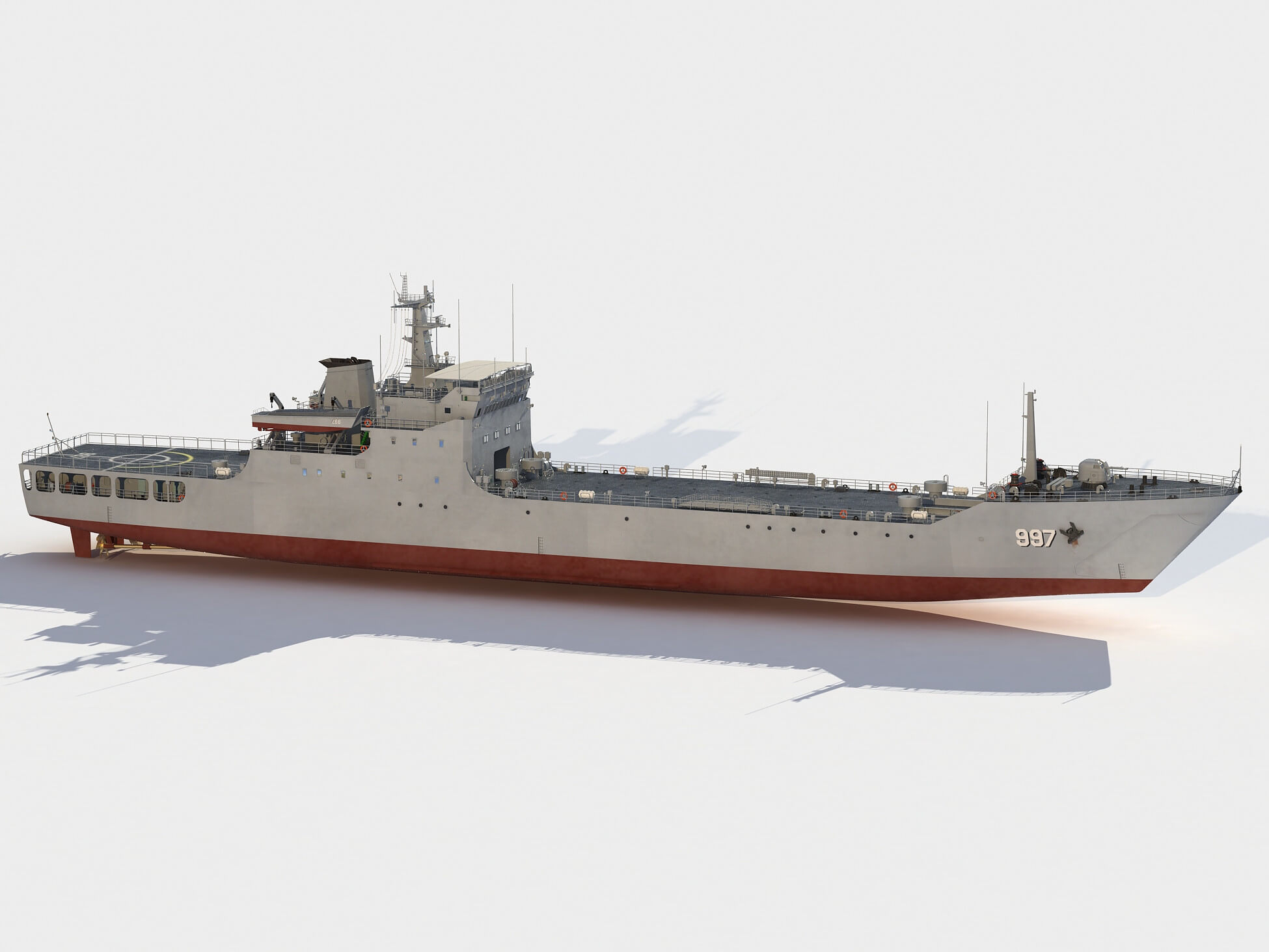 Yunwu Shan 997 Type 072 a Class - 3D Model by pxfpxd