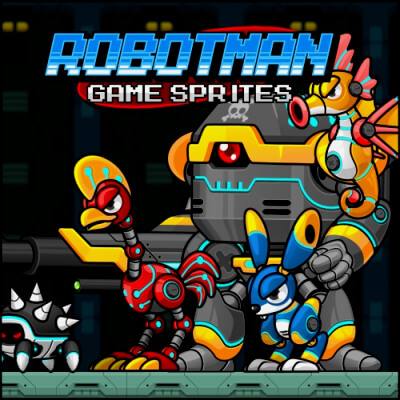Robotman - Game Sprites by pzUH