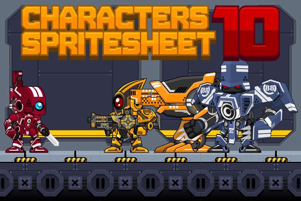 The Bots - Game Sprites by pzUH