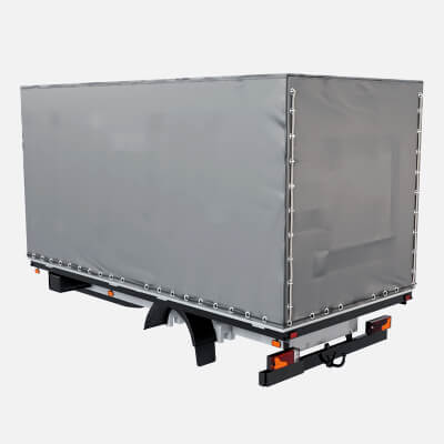 Curtain Side Tautliner Van Structure 3D Model PBR Textures by Q-lee