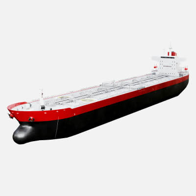 Modern Oil Tanker Vessel - 3D Model by Q-lee