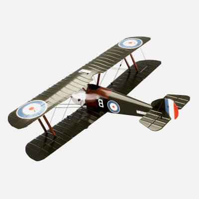 Sopwith Camel F1 - 3D Model by Q-lee