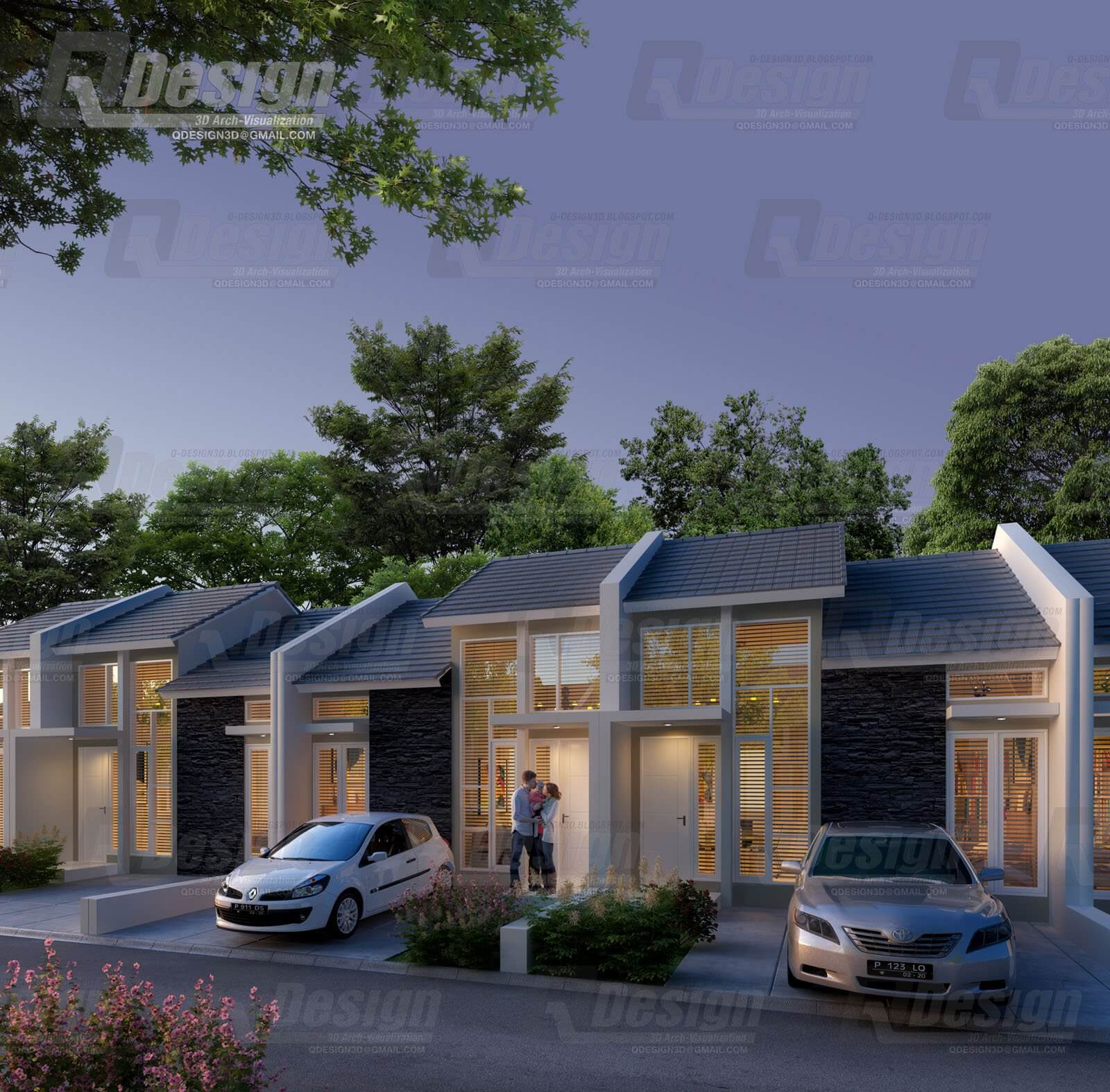 3D Rendering for Housing Complex 3D Render by qdesign3d