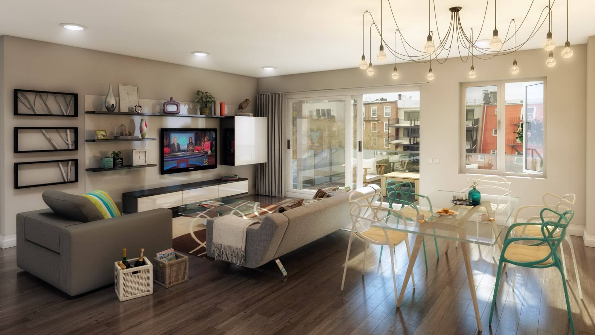 3D Rendering for Living Room 3D Render, Digital Art by qdesign3d