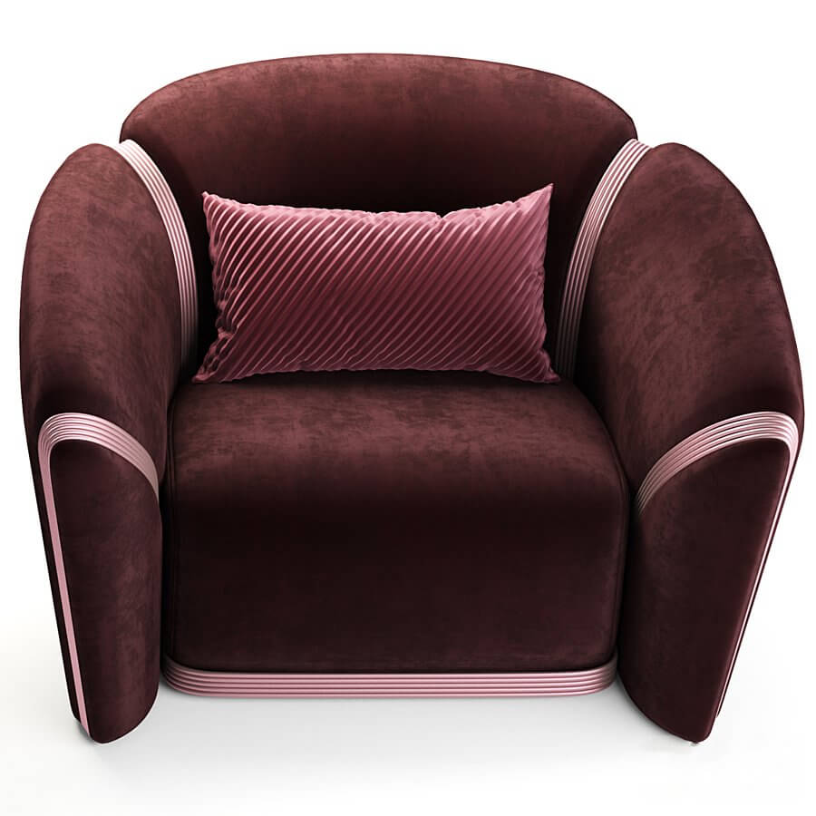 Elve Luxury Armchair - 3D Model by qqwww