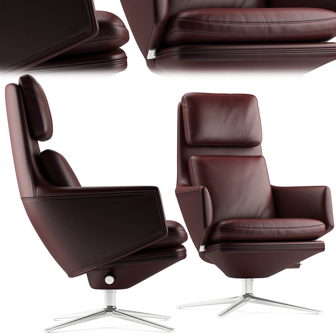Vitra Grand Relax - 3D Model by qqwww