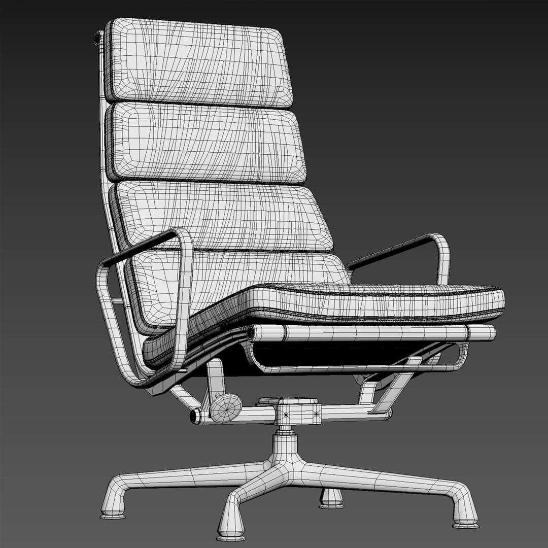 Vitra Soft Pad Chair - 3D Model by qqwww