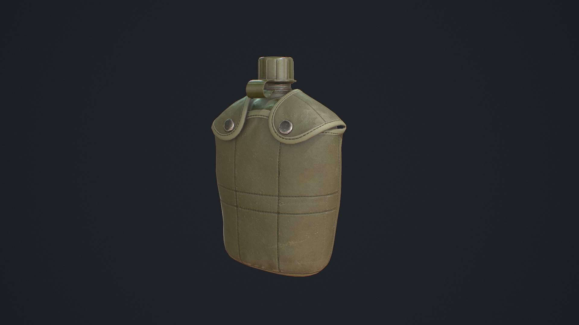 Flask - 3D Model by QuadDraw