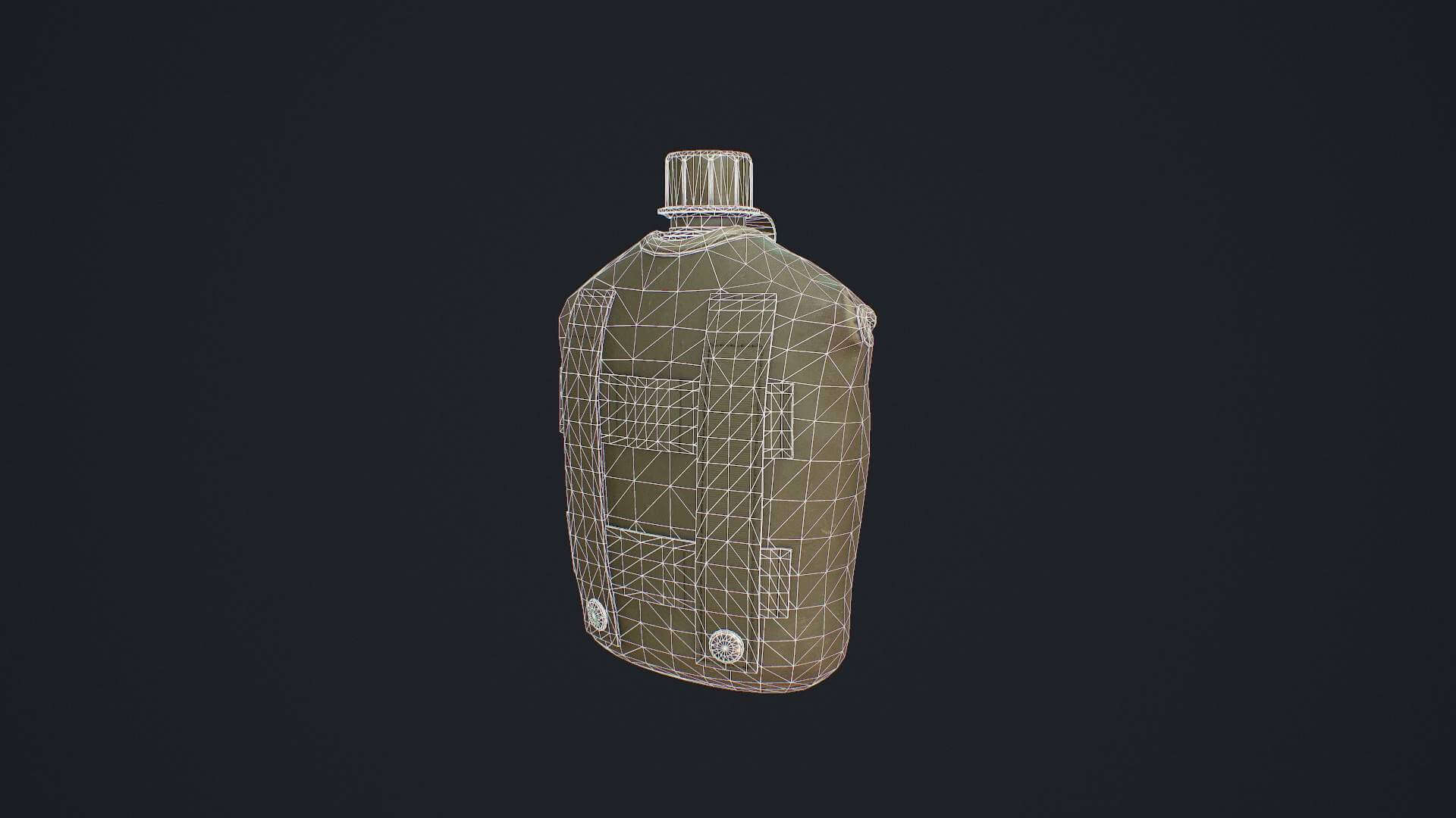 Flask - 3D Model by QuadDraw