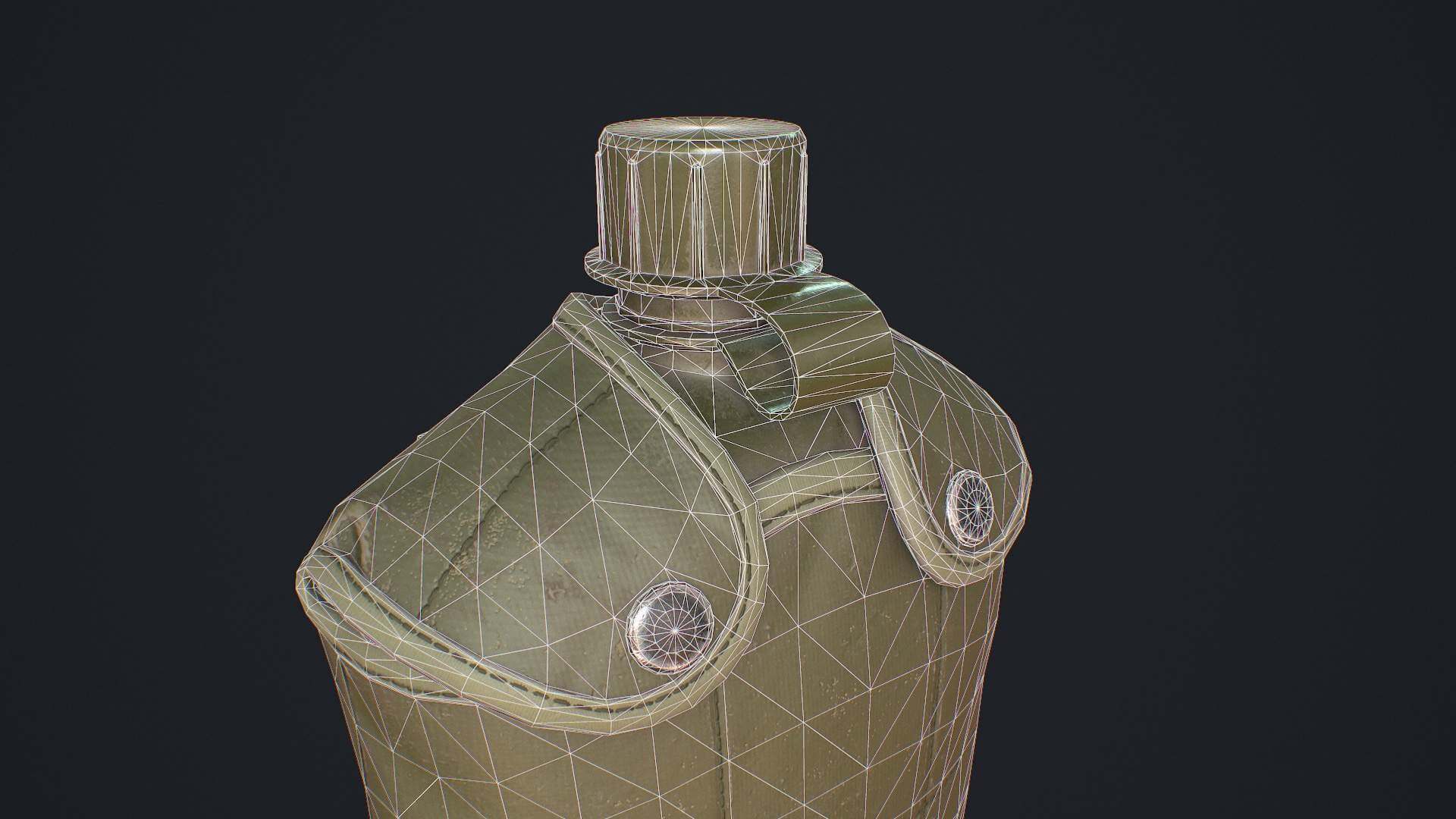 Flask - 3D Model by QuadDraw