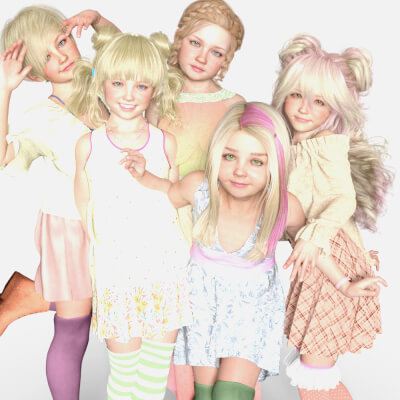 Daz Bundles | People | Female Characters | RenderHub